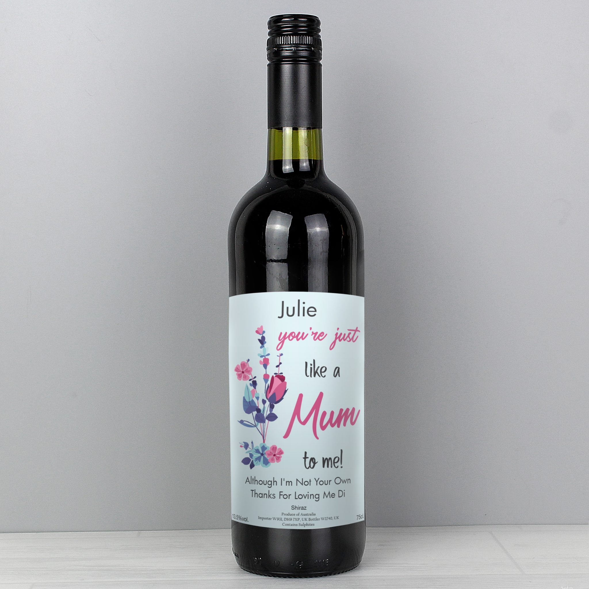 Personalised Red Wine - All Gold | Personalised Bottle Labels