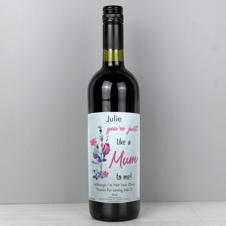 Personalised Red Wine - All Gold | Personalised Bottle Labels