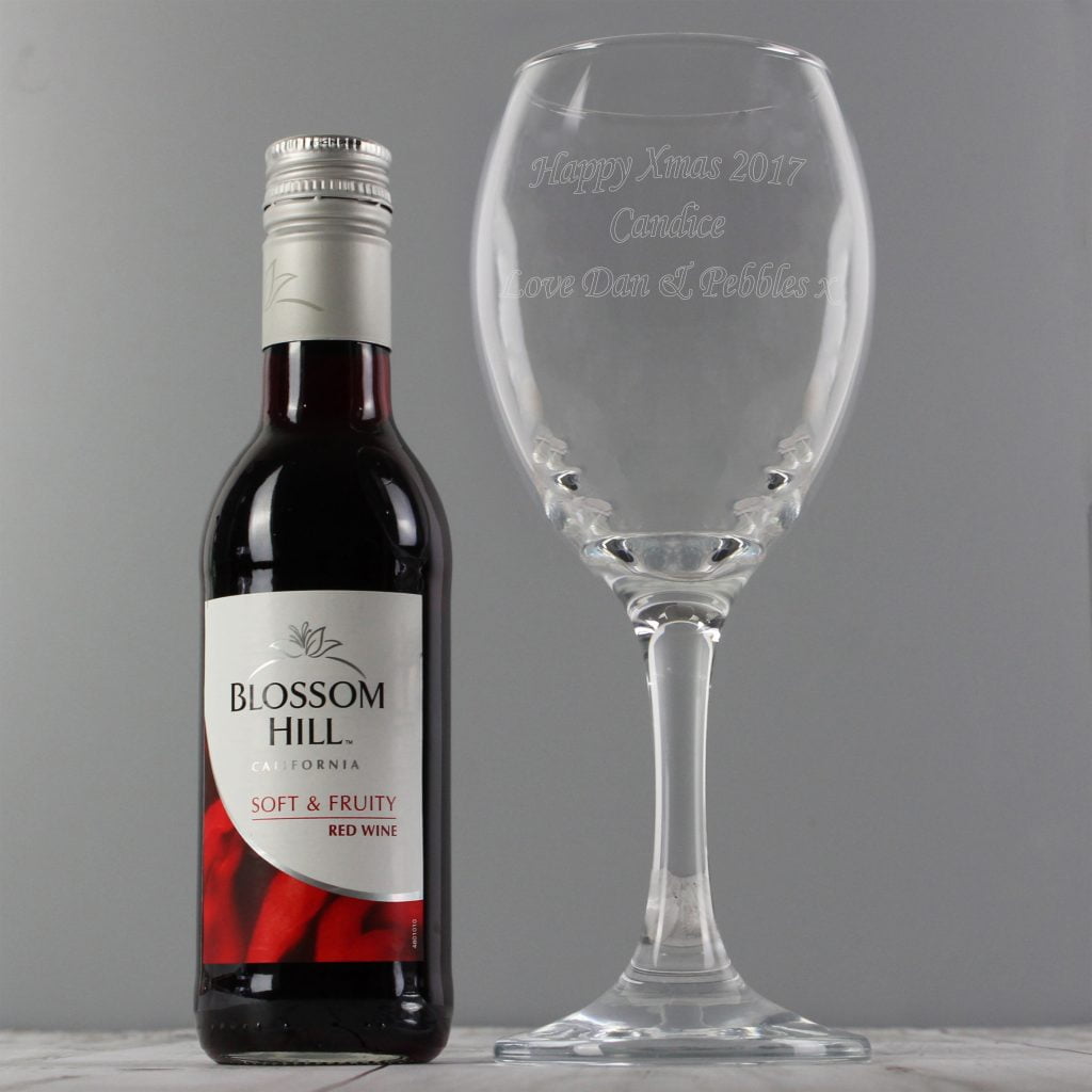 Personalised Red Wine & Wine Glass Set | Personalised Bottle Labels