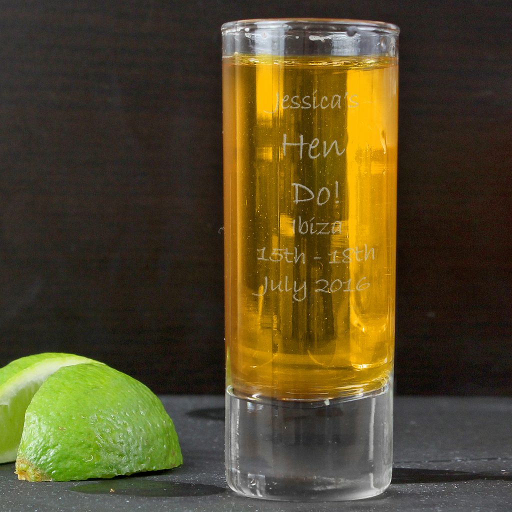 Personalised Engraved Shot Glass | Personalised Bottle Labels