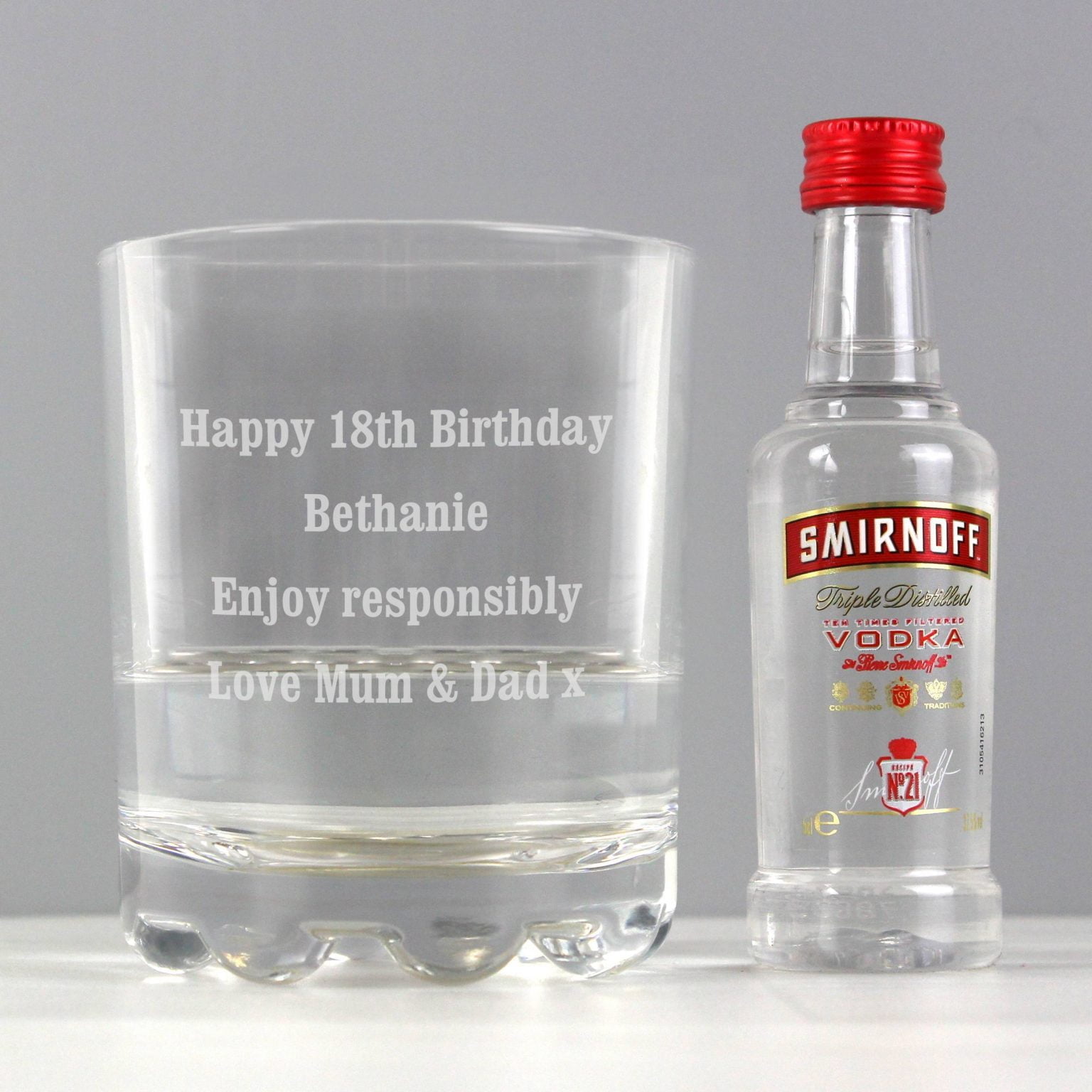 Personalised Anniversary Vodka | Personalised Bottle Labels
