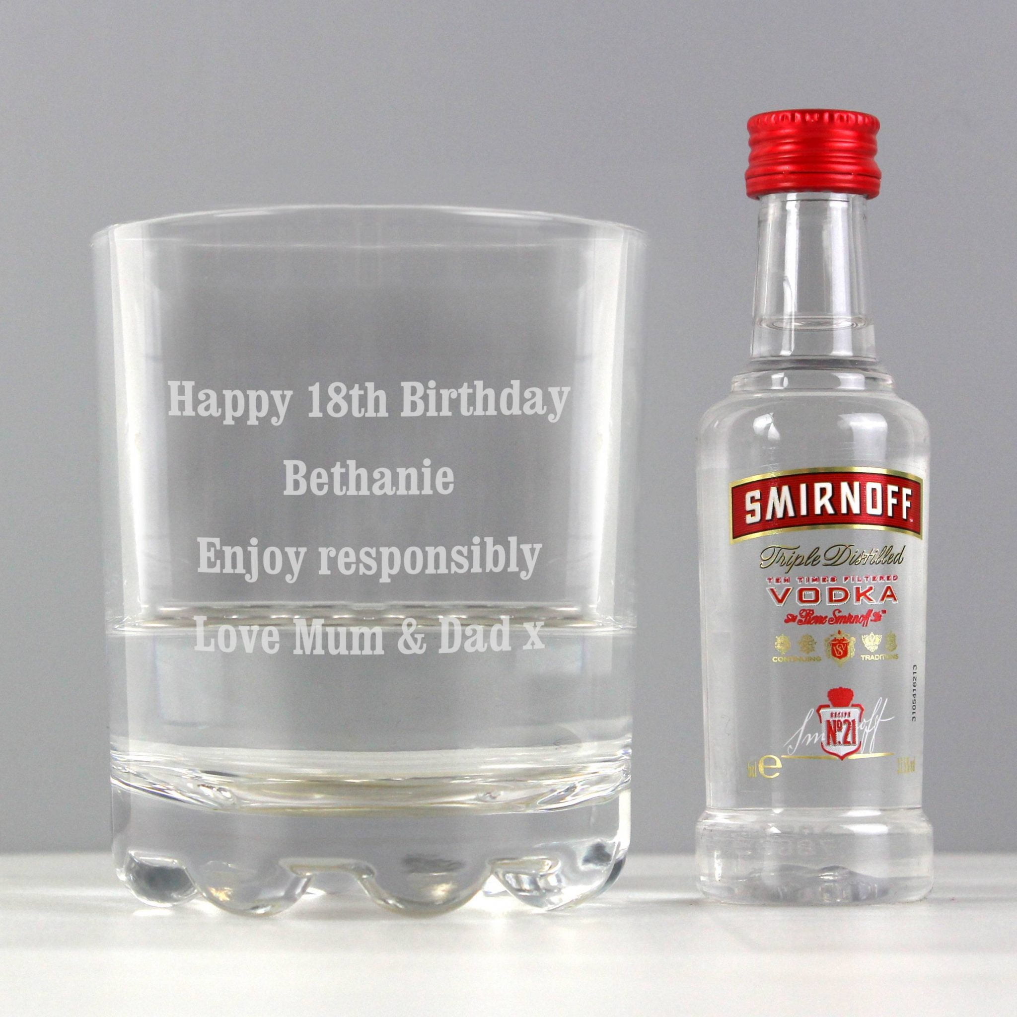 Personalised Anniversary Vodka | Personalised Bottle Labels