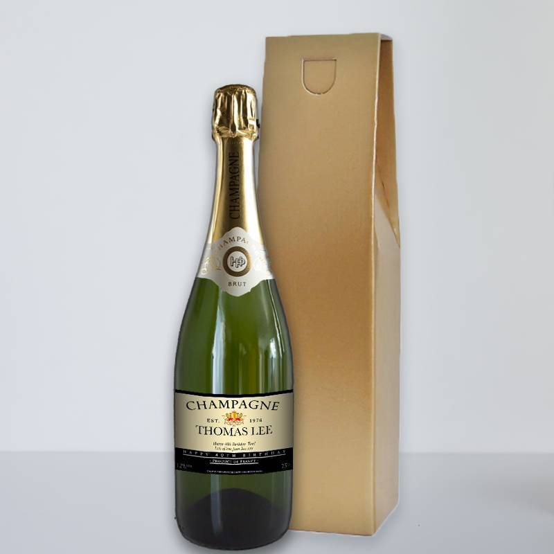 Personalised Good Luck Champagne | Personalised Bottle Labels