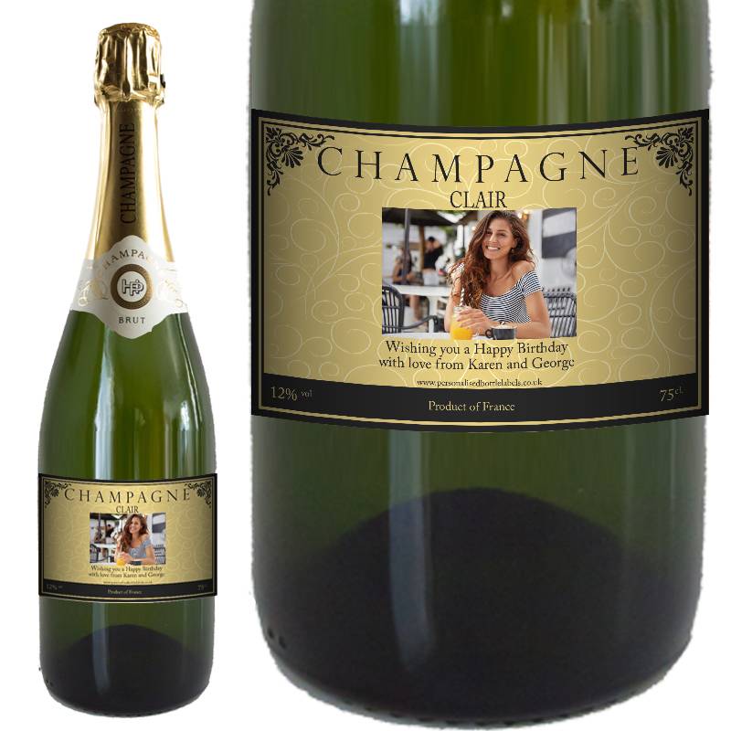 Personalised Photo Champagne - Original | Personalised Bottle Labels