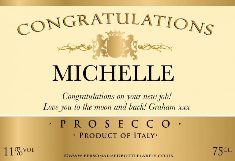 Personalised Prosecco Labels – Personalised Bottle Labels