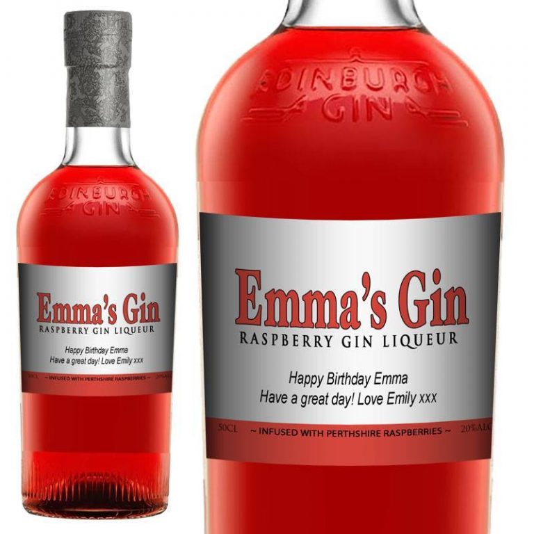 Personalised Pink Gin For Any Occasion | Personalised Bottle Labels