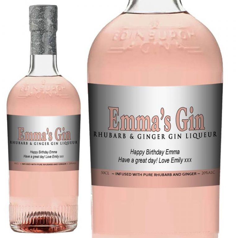 Personalised Pink Gin For Any Occasion | Personalised Bottle Labels