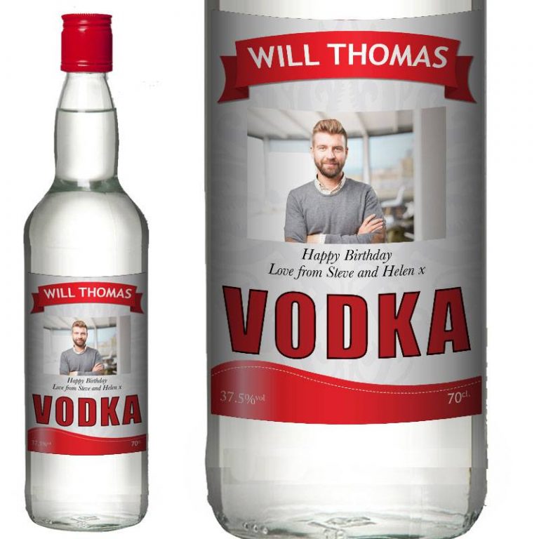 Personalised Vodka - Authentic Style | Personalised Bottle Labels